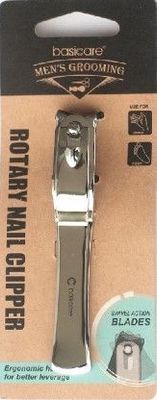 Oh My Wellness | Basicare Men's Grooming Rotary Nail Clippers, Personal Care & Beauty